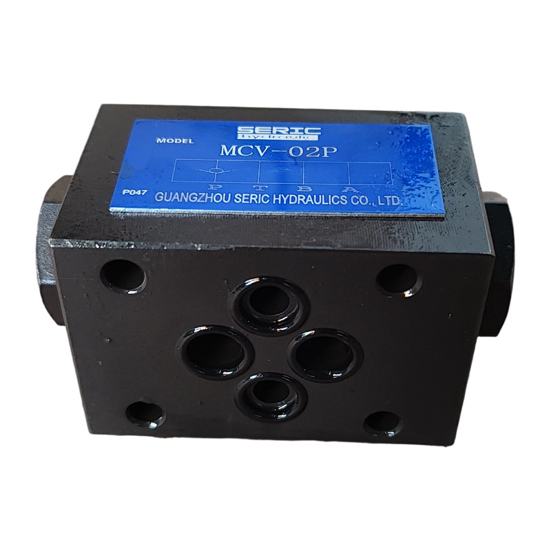 MCV-02 MCV-03 Modular Check Valves Stacked One Way Pressure Maintenance ...